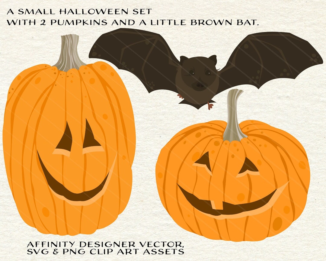 A Small Halloween Clip Art Set Affinity Designer Vector, SVG Vector ...