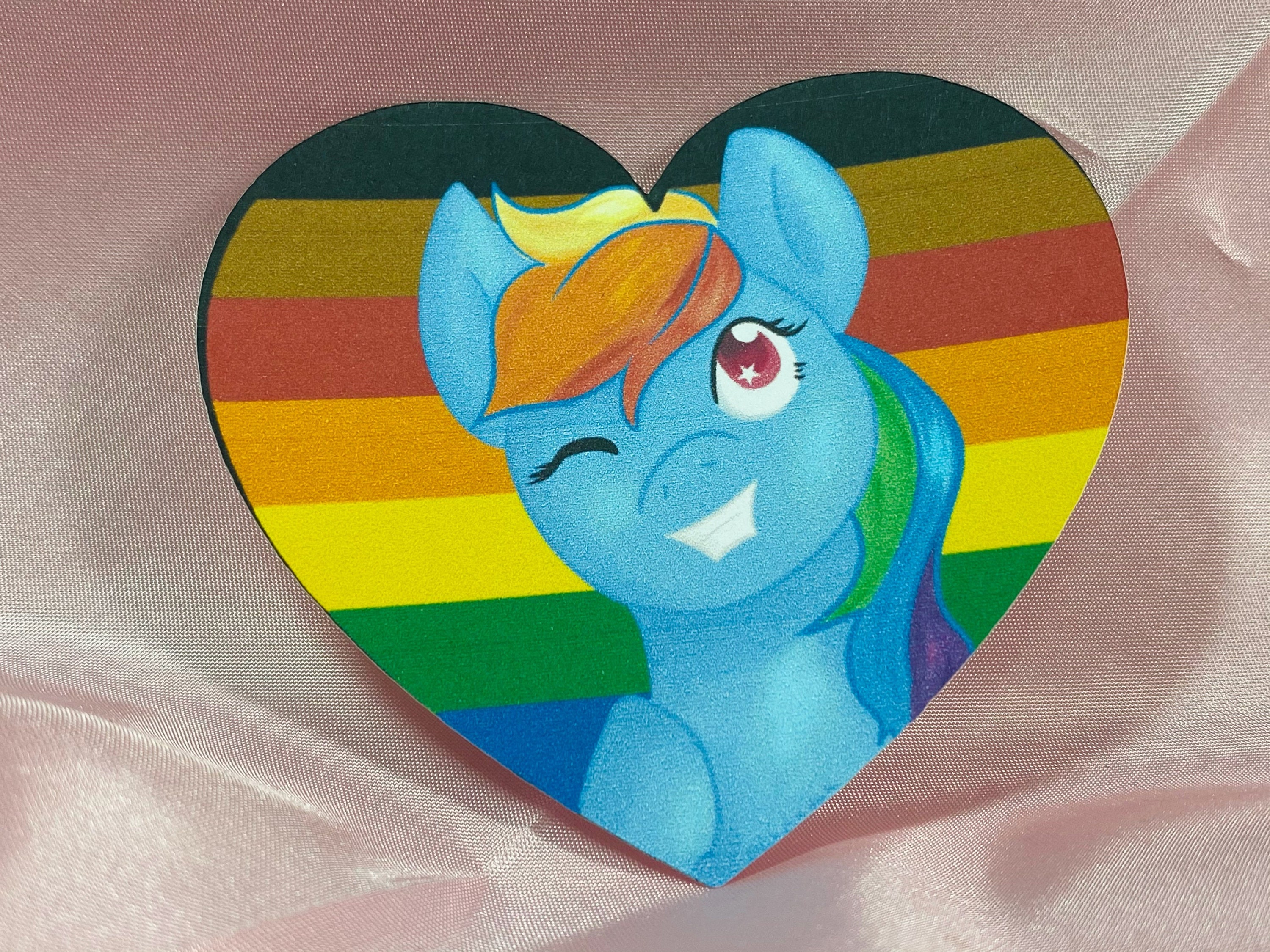 JUMBO Fanmade MLP Pride Stickers- Mane 6 - Etsy
