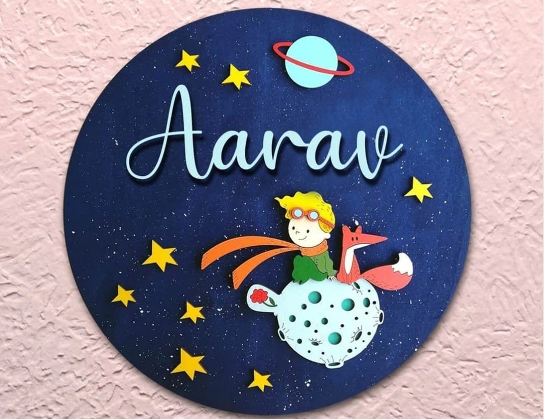 Customized Handmade Name Plate of Kids for Home Decor/ Wall Decor/ Wall ...