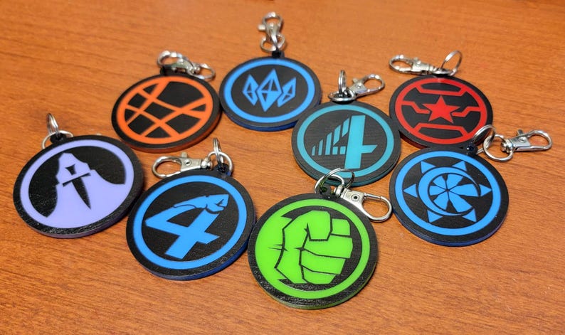 MR Keychains/pins/magnets - Etsy