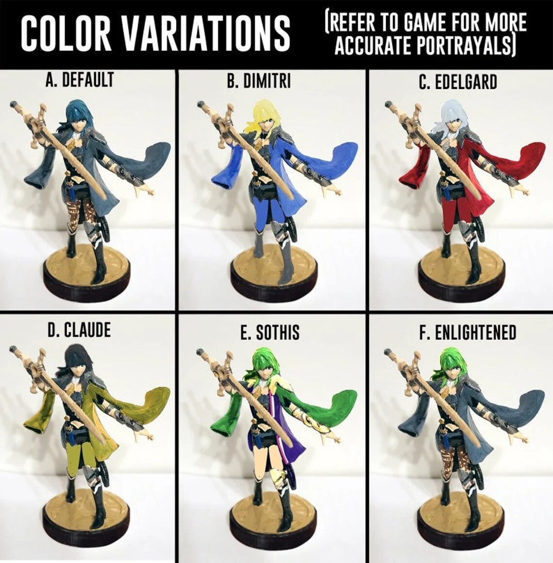 Handmade Custom Female Byleth Biimbo - Etsy