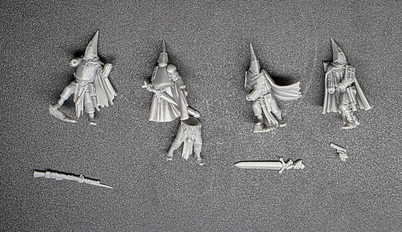 Trench Pilgrims Squad Red Pilgrim Miniatures - Etsy
