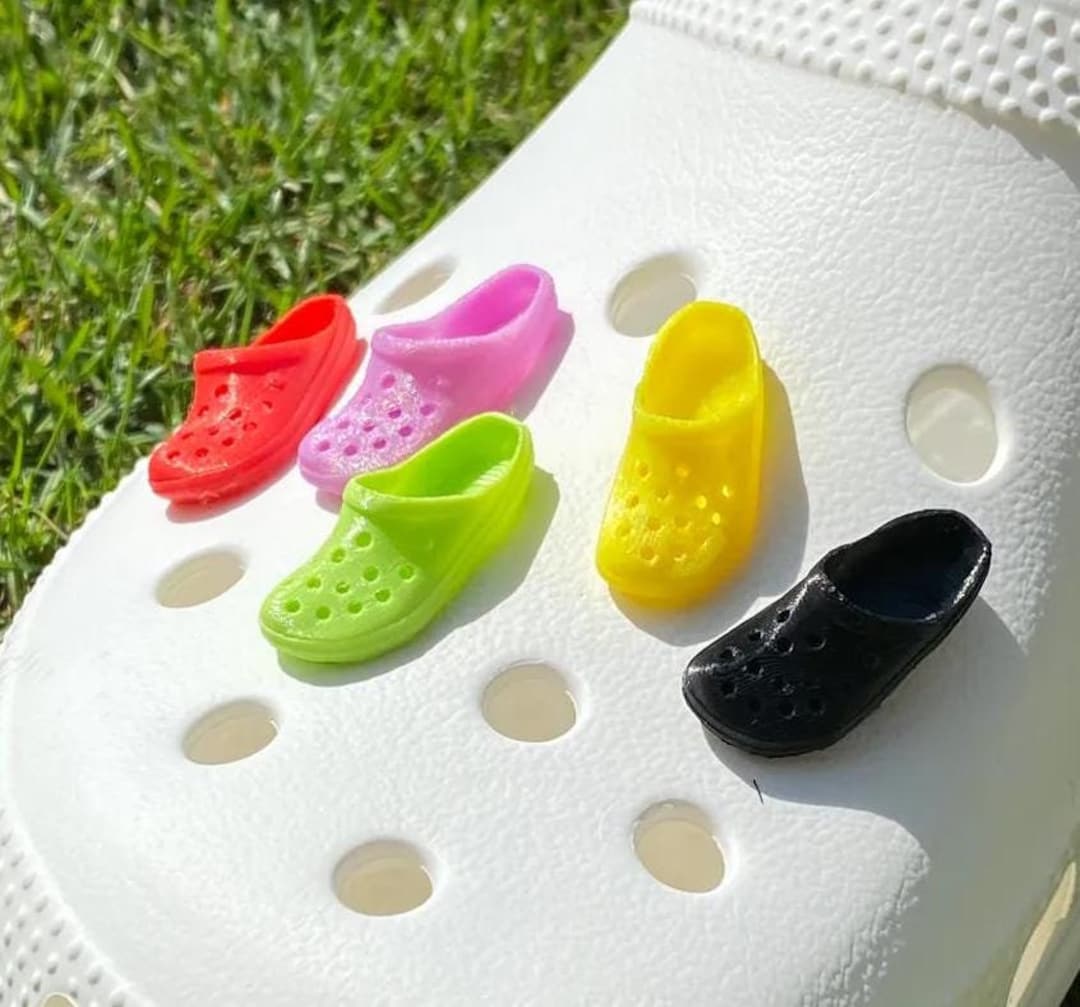 Mini Croc Shoe Charm, Croc Jibbitz 5 Pack Any Color - Etsy
