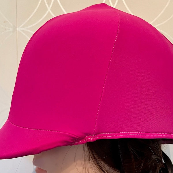 Pink Equestrian Helmet Cover - Etsy