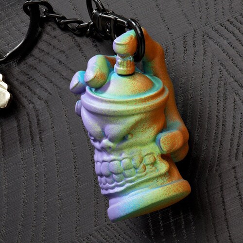 Hand Painted Graffiti Art Spray Can Keychain 3D Printed - Etsy