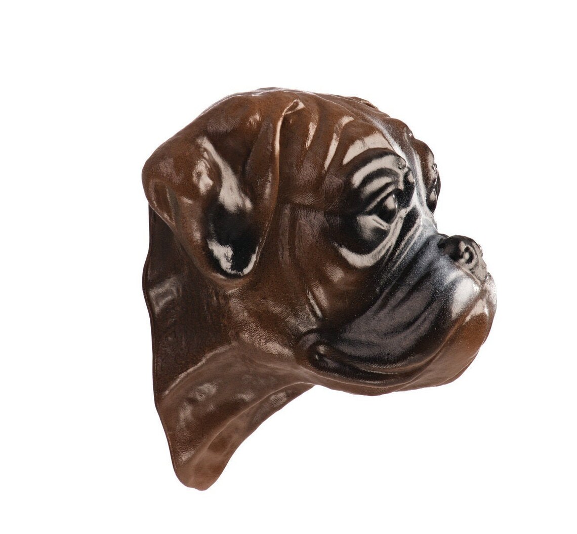 Boxer Dog Cabinet Knob - 3D Printed and Hand Painted - Mounting Hardware Included - Etsy