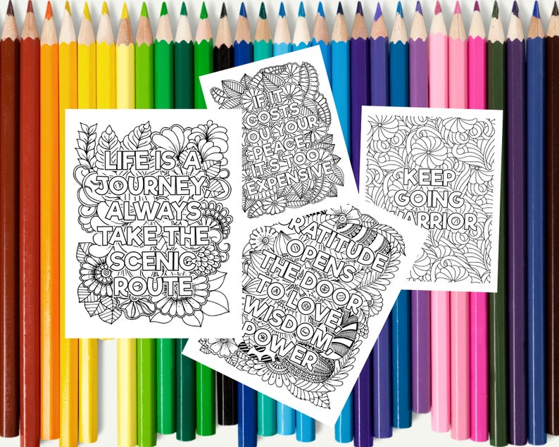 20 Printable Healing Recovery Coloring Pages / Motivational Healing ...