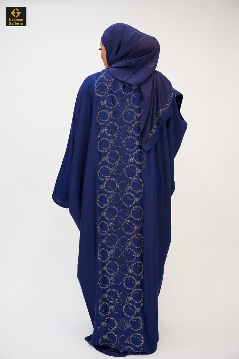 Classic Luxury Farasha Abaya With Embellished Detailing - Etsy