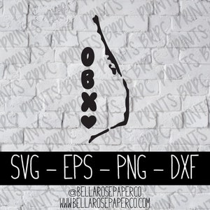 OBX Islands, SVG, Svg Eps Dxf Png, SVG Bundle, for Silhouette, for ...