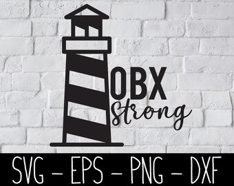 Clip Art & Image Files Funny svg Summer Beach svg OBX Strong Outer ...