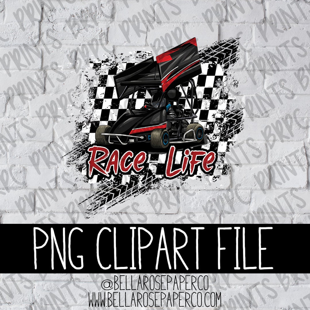 Race Life Sprint Car PNG Clipart, Digital Design for Sublimation ...