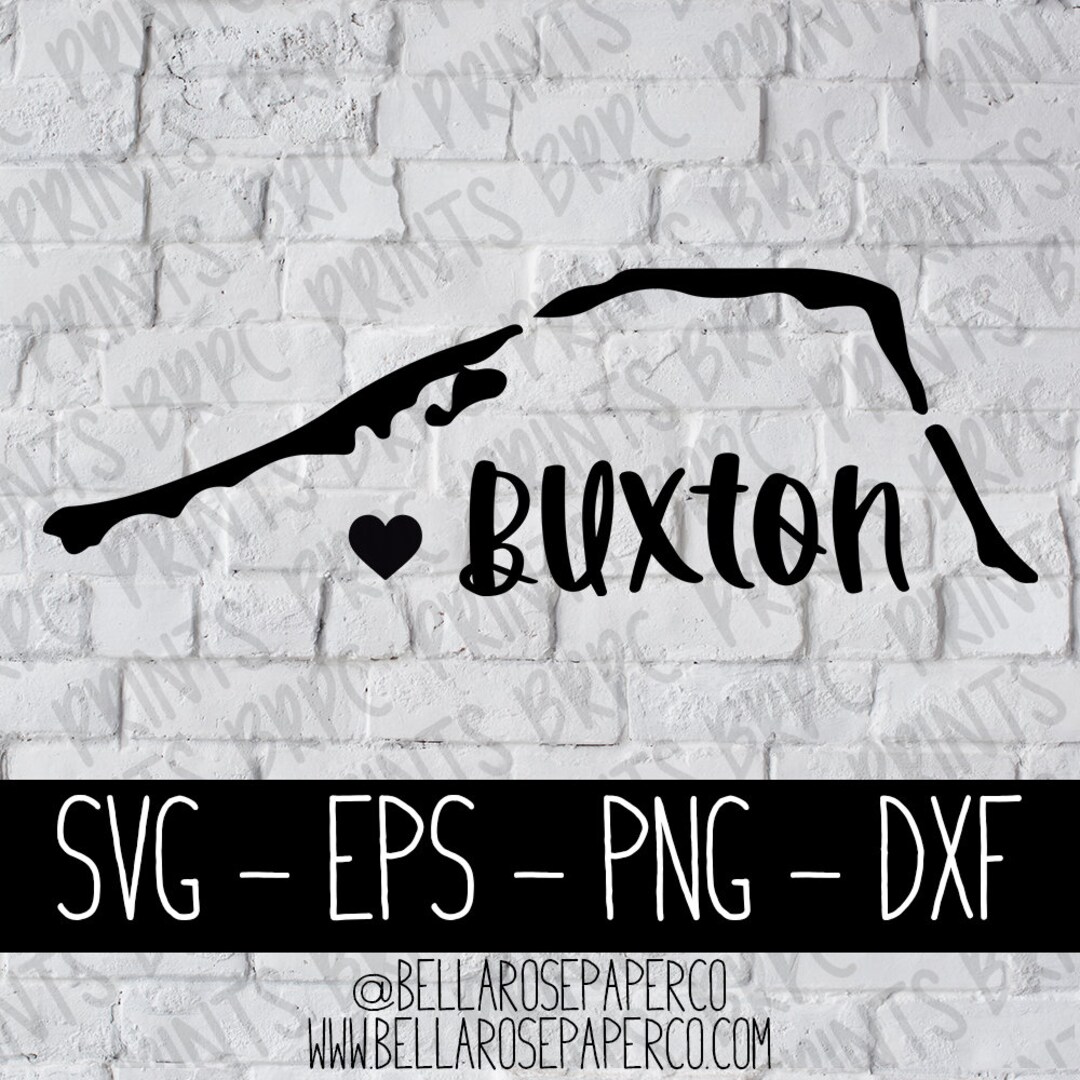 Buxton OBX, SVG, Svg Eps Dxf Png, SVG Bundle, for Silhouette, for ...
