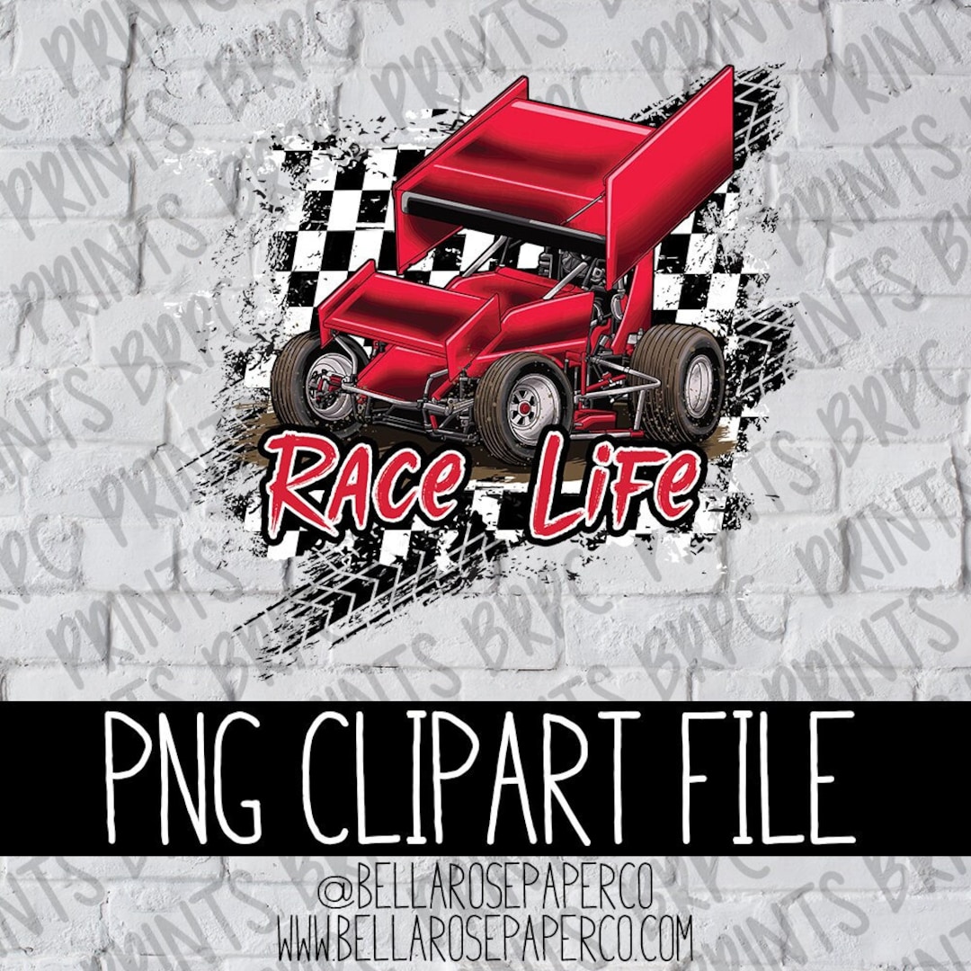 Race Life Sprint Car PNG Clipart, Digital Design for Sublimation ...