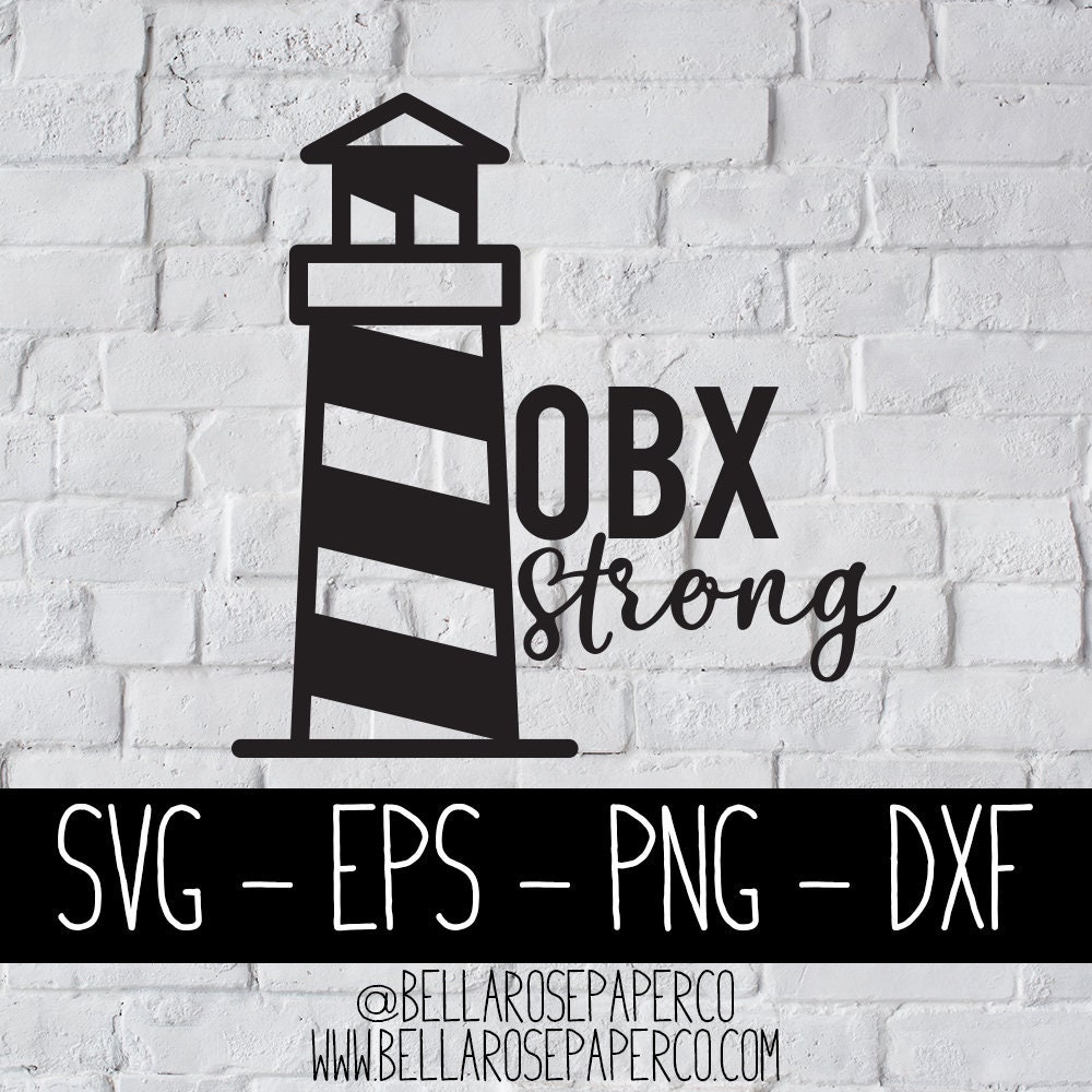 OBX Strong Outer Banks SVG Svg Eps Dxf Png SVG Bundle for | Etsy Hong Kong
