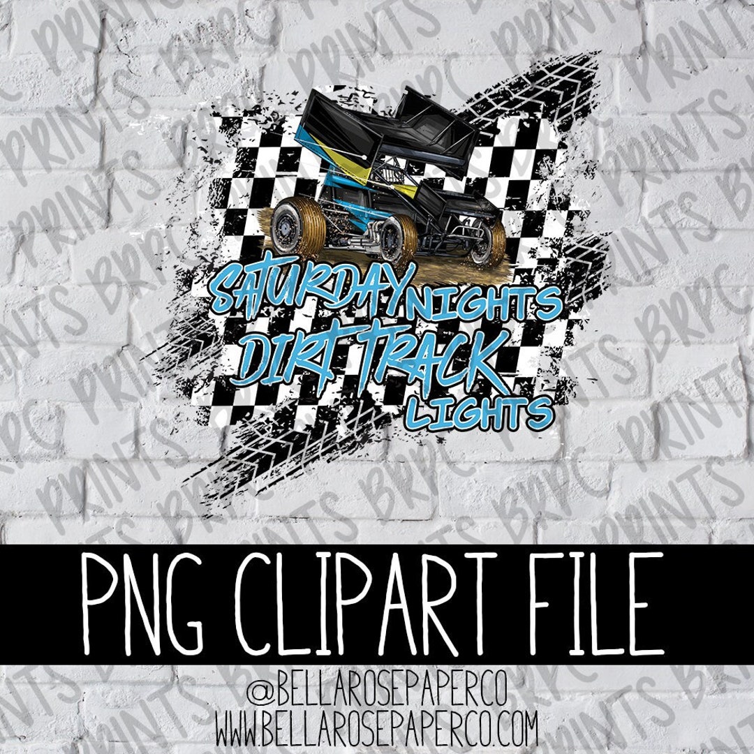 Dirt Track Lights PNG Clipart, Digital Design for Sublimation, Tshirt ...