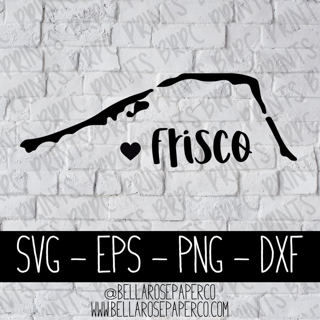 Frisco OBX, SVG, Svg Eps Dxf Png, SVG Bundle, for Silhouette, for ...