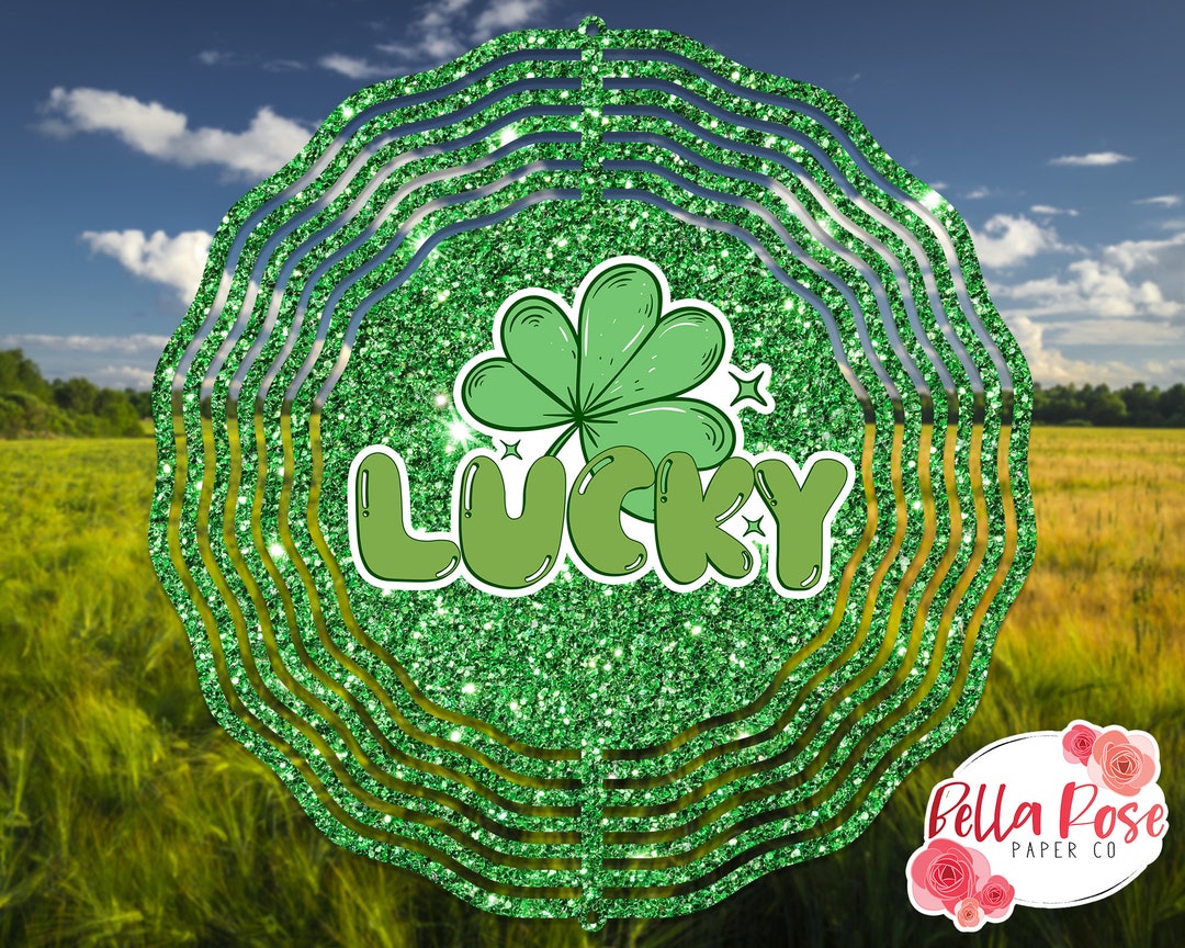 St Patrick's Day Wind Spinner DIGITAL Design for Sublimation 10" X 10 ...