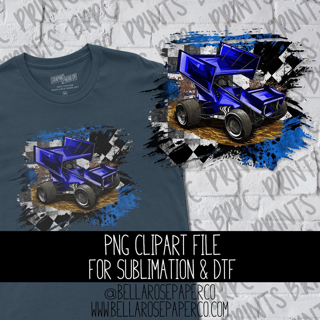 Sprint Car Racing PNG Clipart, Digital Design for Sublimation, Tshirt ...