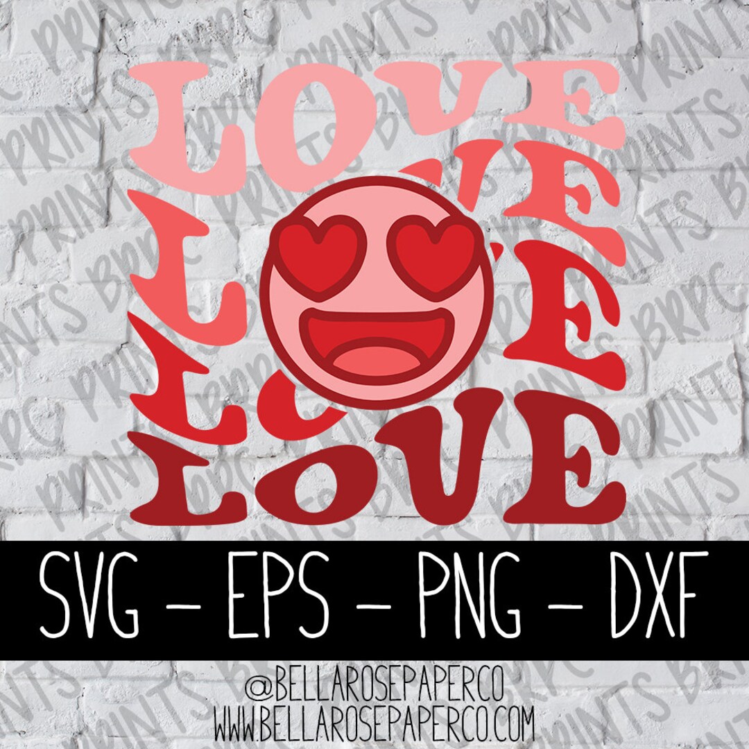 Love Retro SVG Svg Eps Dxf Png Svg Bundle for Silhouette - Etsy