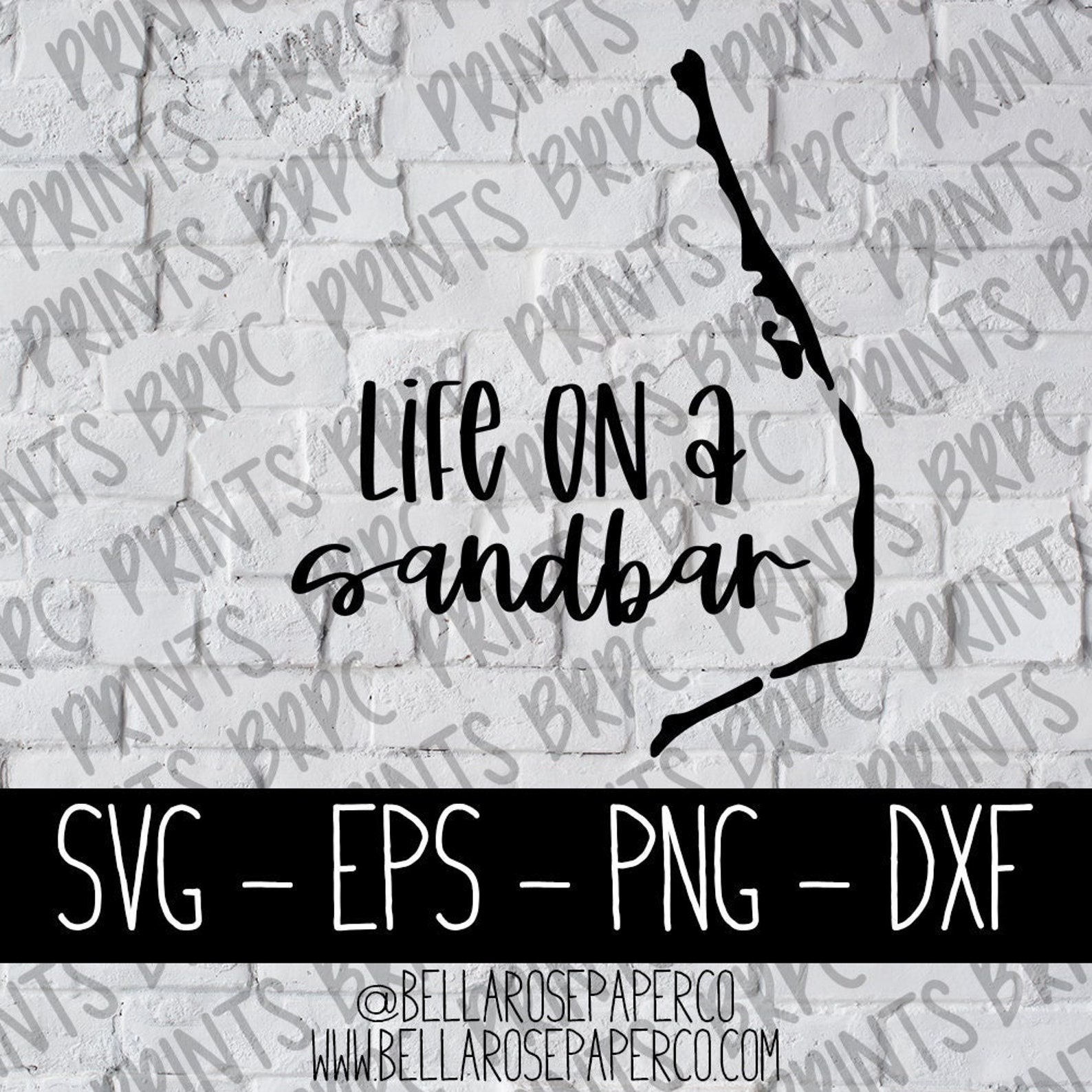 OBX Life on a Sandbar, SVG, Svg Eps Dxf Png, SVG Bundle, for Silhouette ...