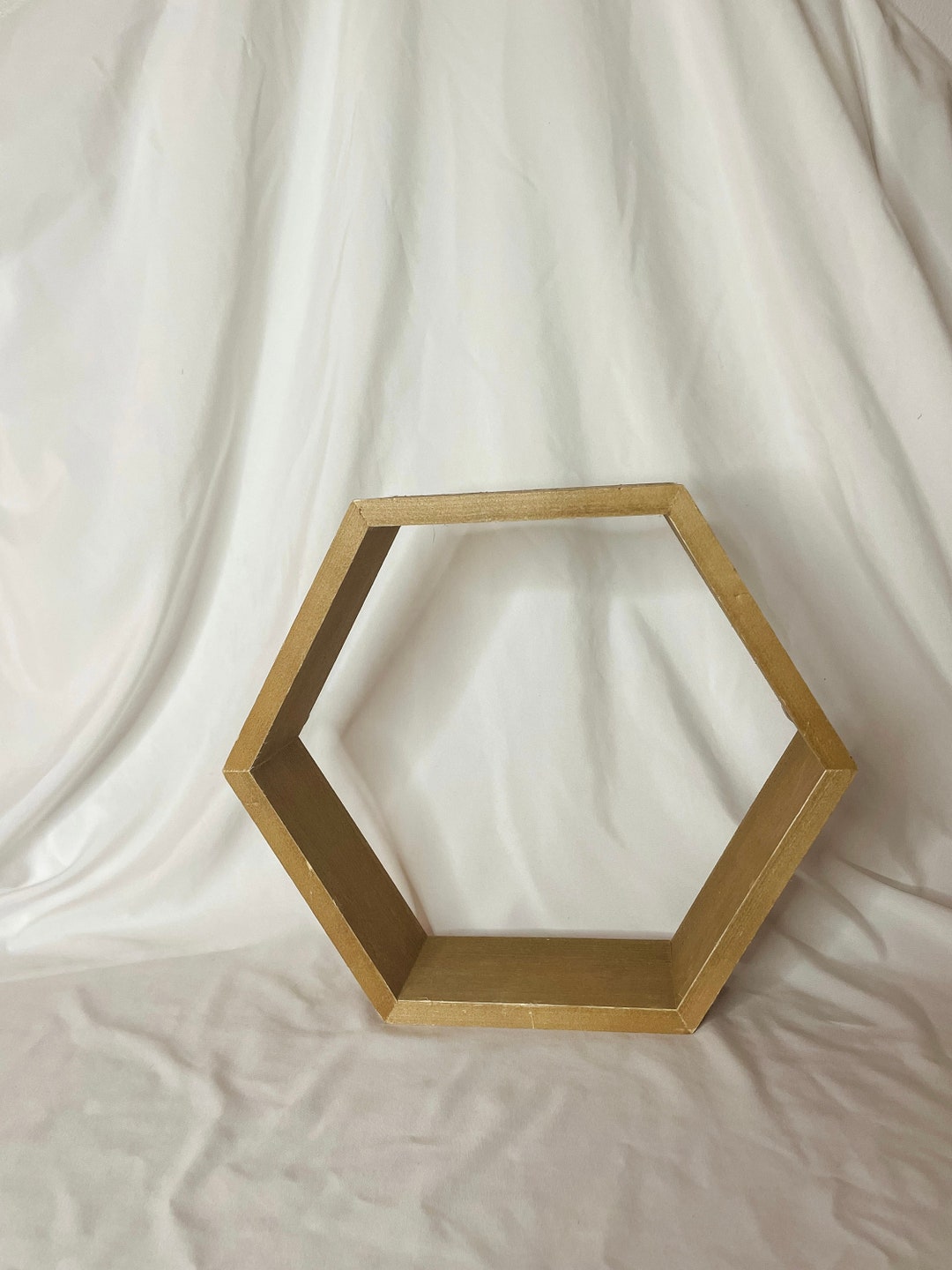 Octagon Pressed Wood Shelf - Etsy