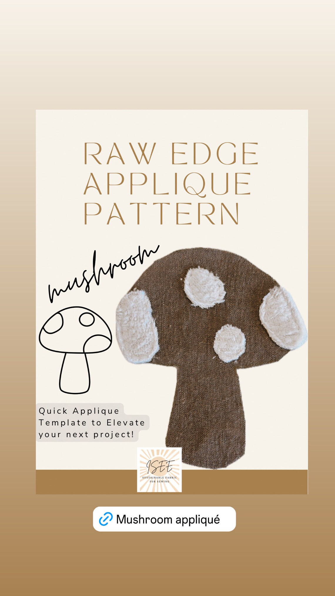 RAW EDGE APPLIQUE for Sewing Digital Printable Easy to Print Cutout and ...