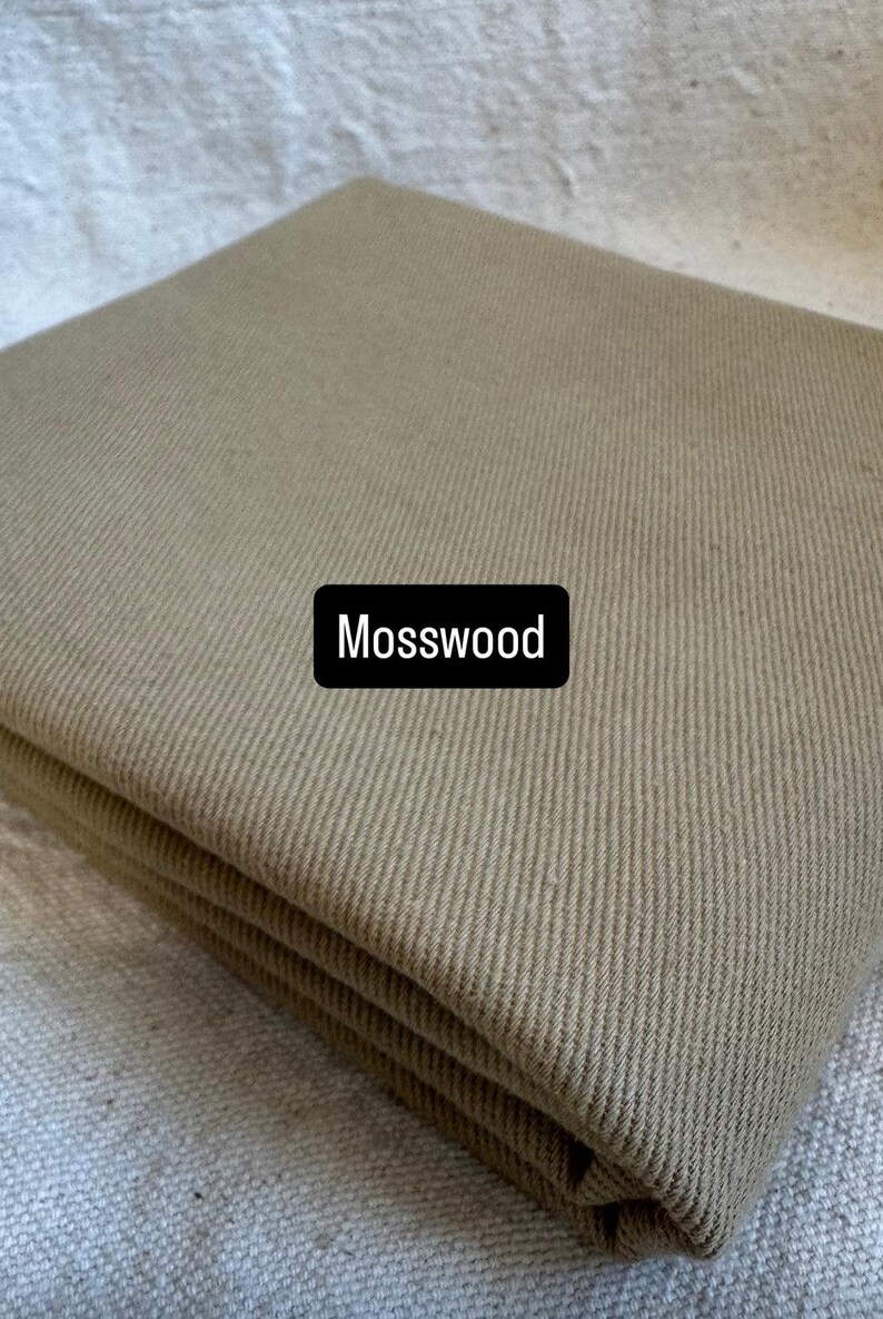 Heavyweight Cotton Canvas Fabric by the Half Yard Durable Utility Cloth ...