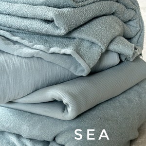 100% Organic Cotton Sponge Knit Terry - Etsy