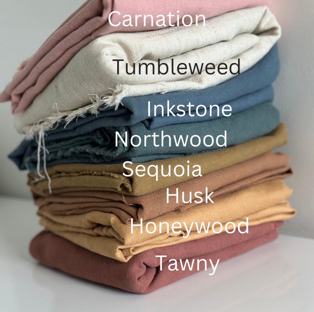 Linen Cotton Blend Woven Dress Fabric Spring Fashion Fabric Breathable ...