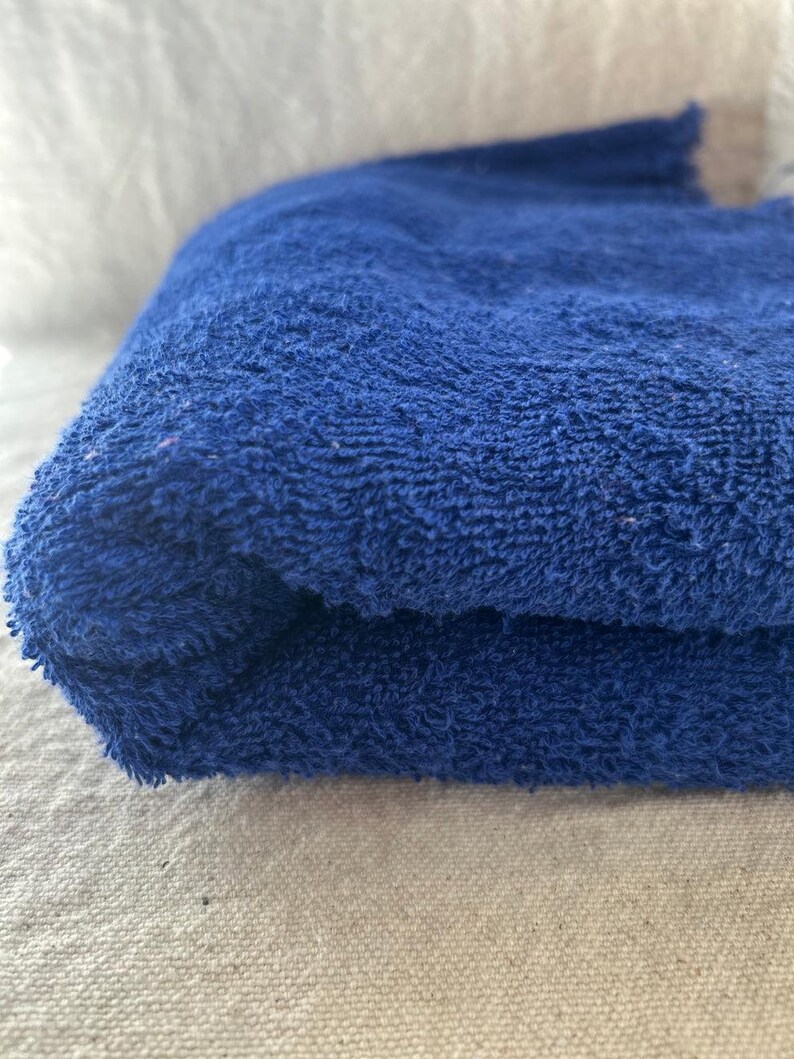 100% Cotton Terry Towel Fabric by the Half Yard 12 Oz Absorbent Loop ...