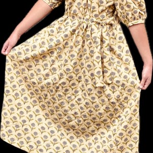 Meadow Dress Digital PDF Download Ballet Sleeve Cotton Design Party ...