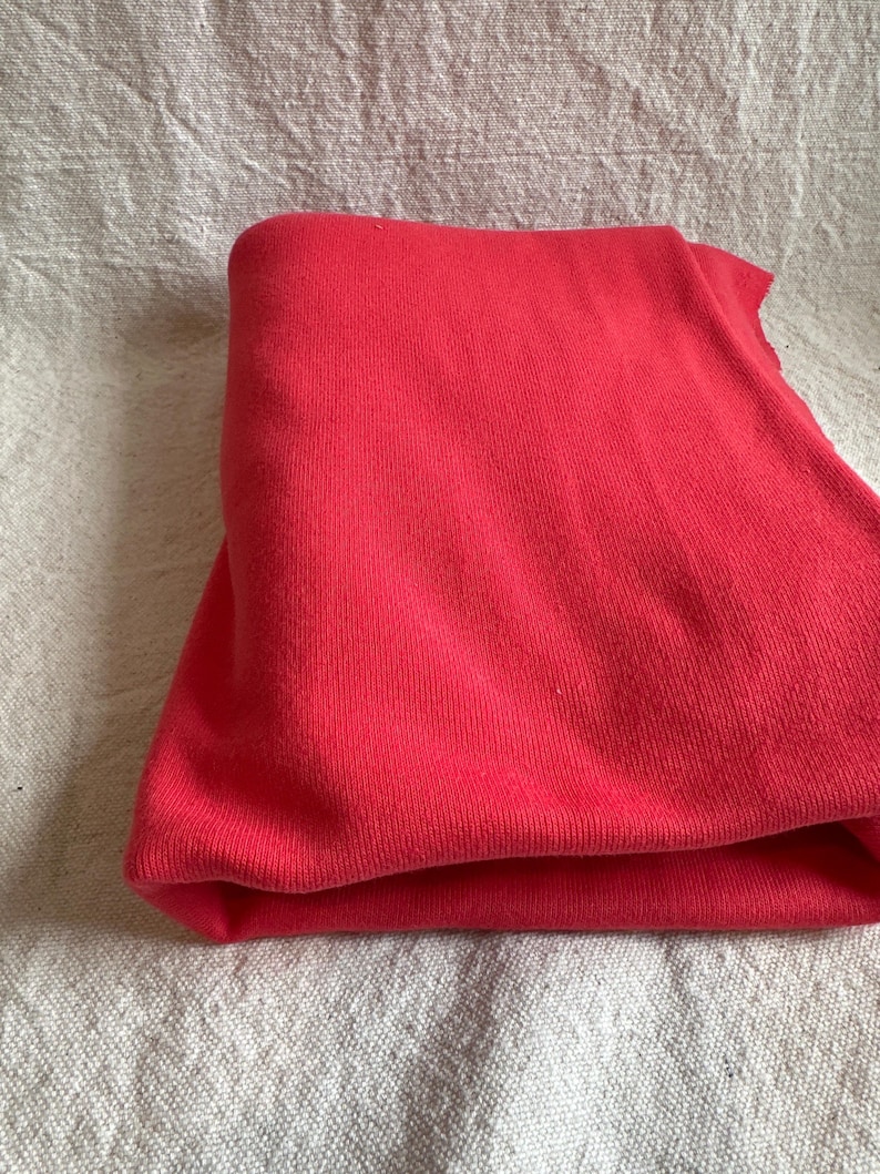 1x1 Rib Knit Fabric by the Half Yard 100% Cotton USA Milled Soft ...
