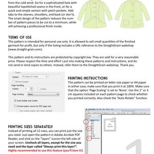 Jacket Pattern for Kids PDF Sewing Pattern Digital Download DIY Winter ...