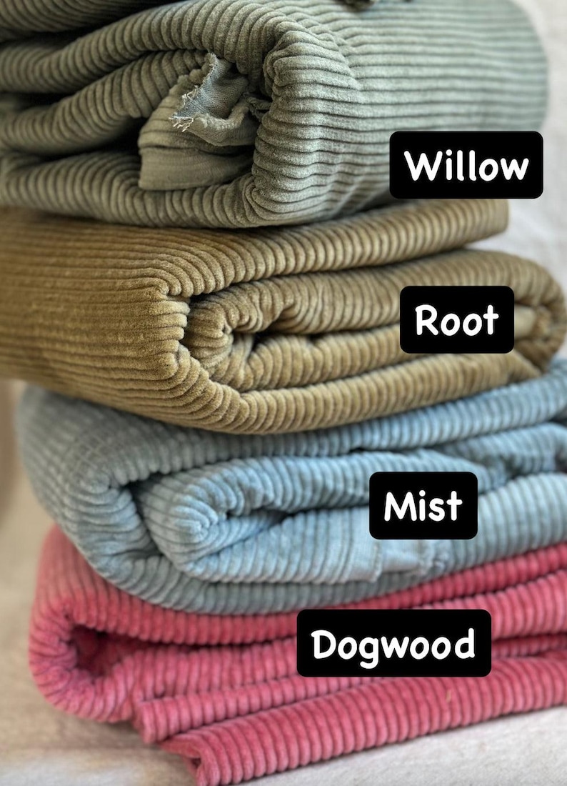 Velvet Ridge Corduroy – Soft Wide Wale 100% Cotton - Etsy