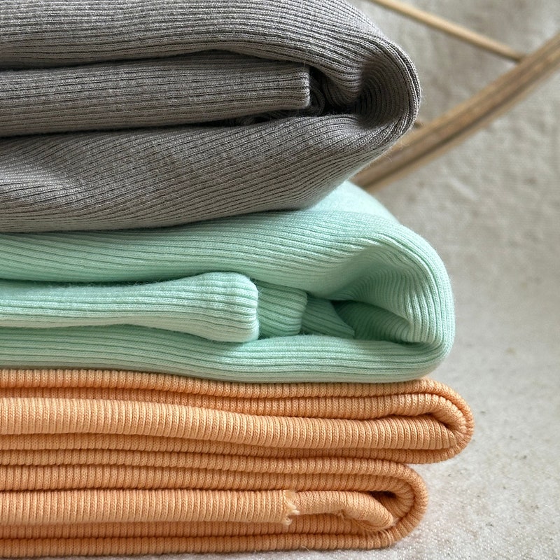 Ribbed Knit Fabric - Etsy