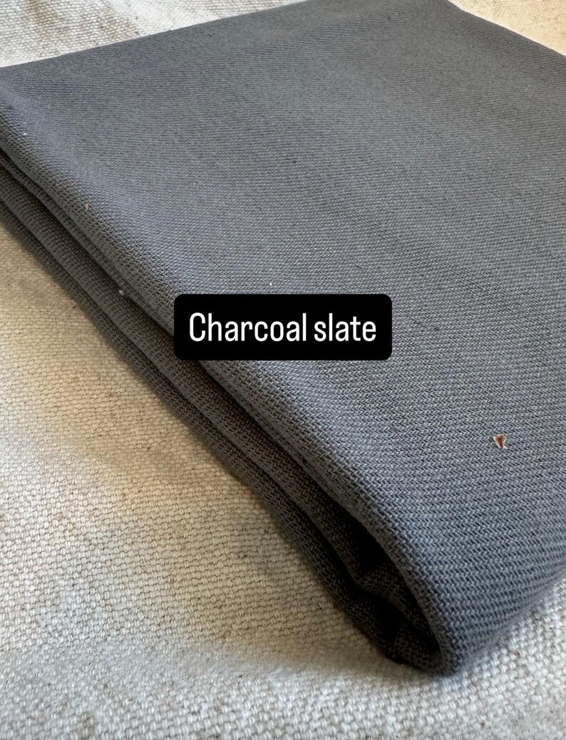 Heavyweight Cotton Canvas Fabric by the Half Yard Durable Utility Cloth ...