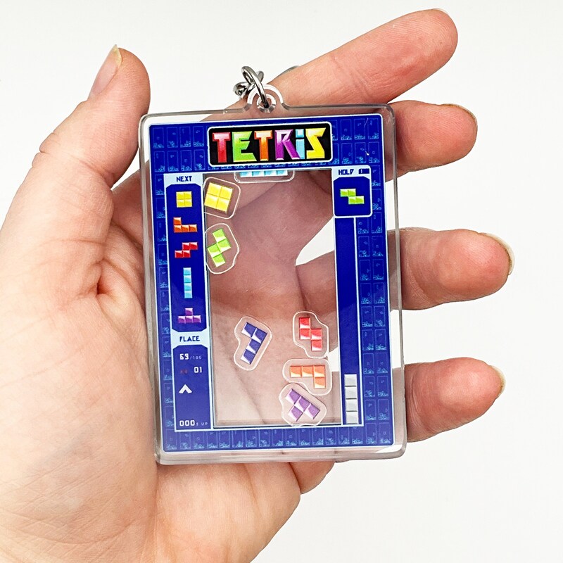 Tetris Keychain - Etsy