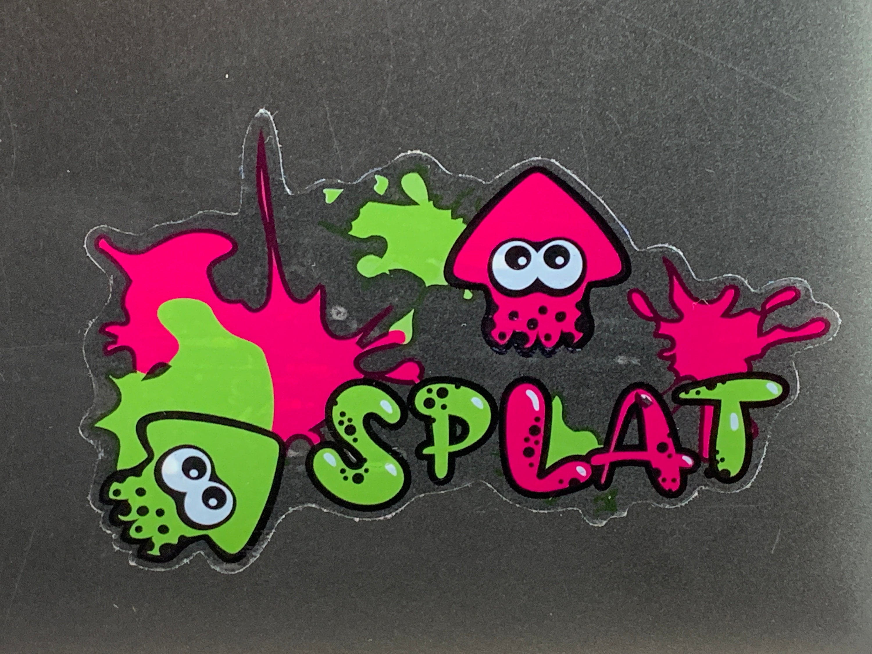 Splatoon Splat Sticker With Inklings Waterproof Nintendo | Etsy