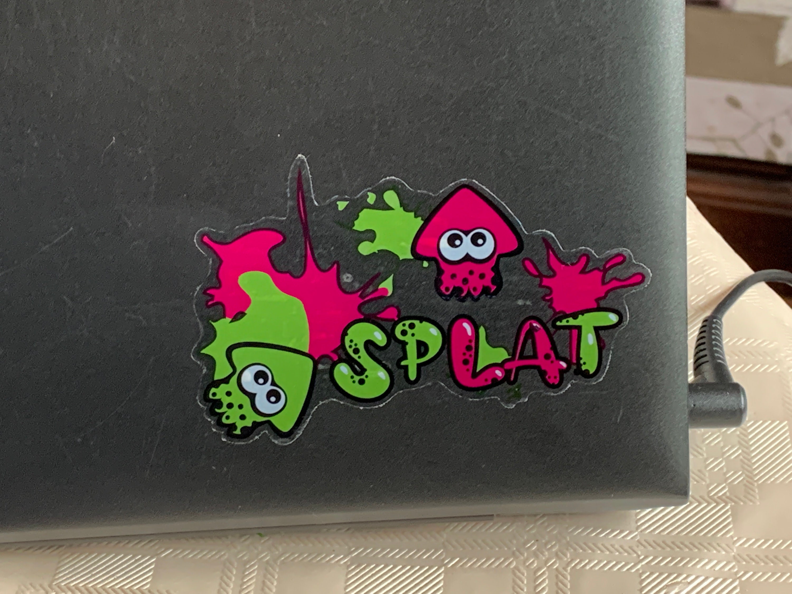 Splatoon Splat Sticker With Inklings Waterproof Nintendo | Etsy