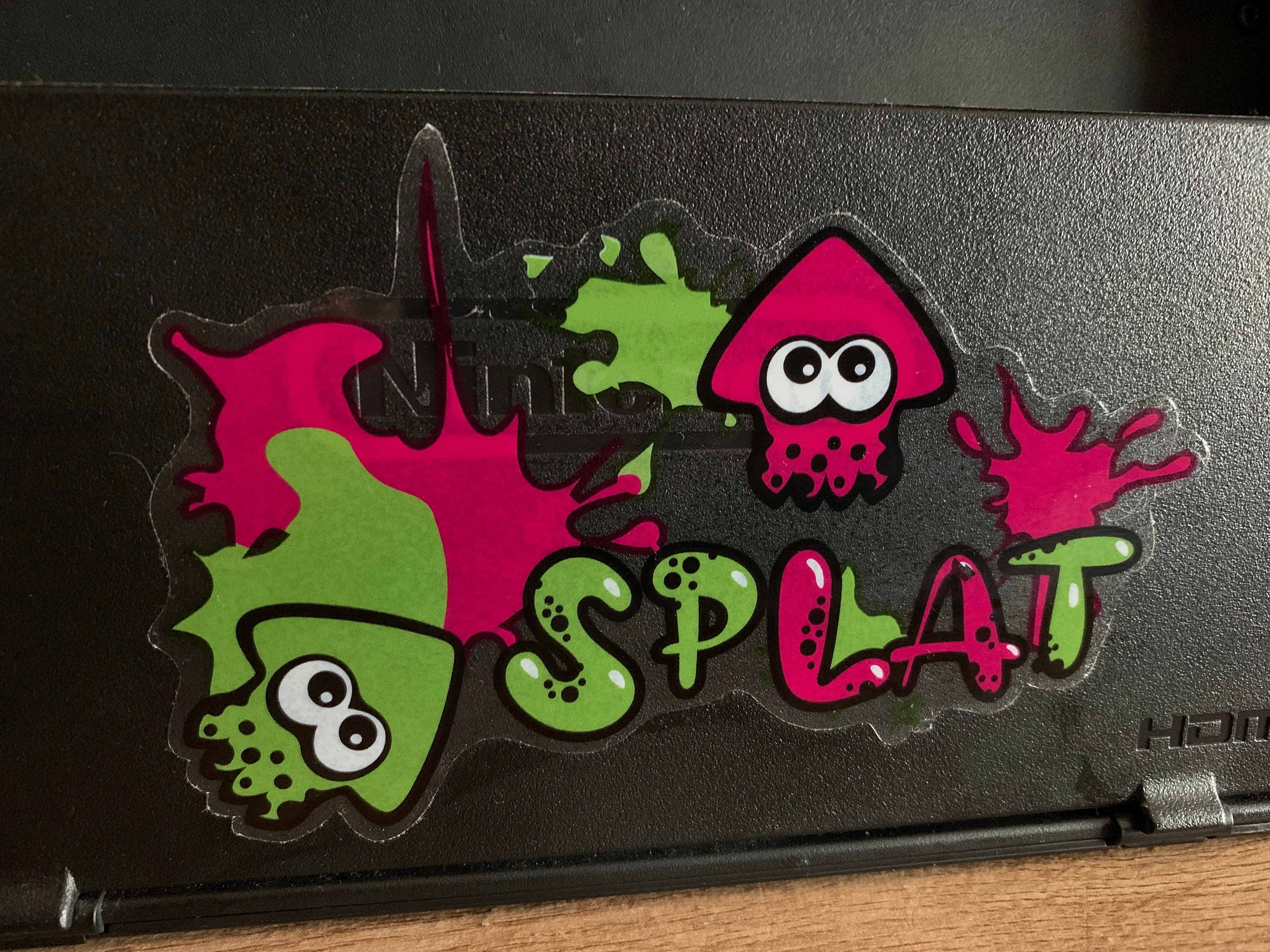 Splatoon Splat Sticker With Inklings Waterproof Nintendo | Etsy