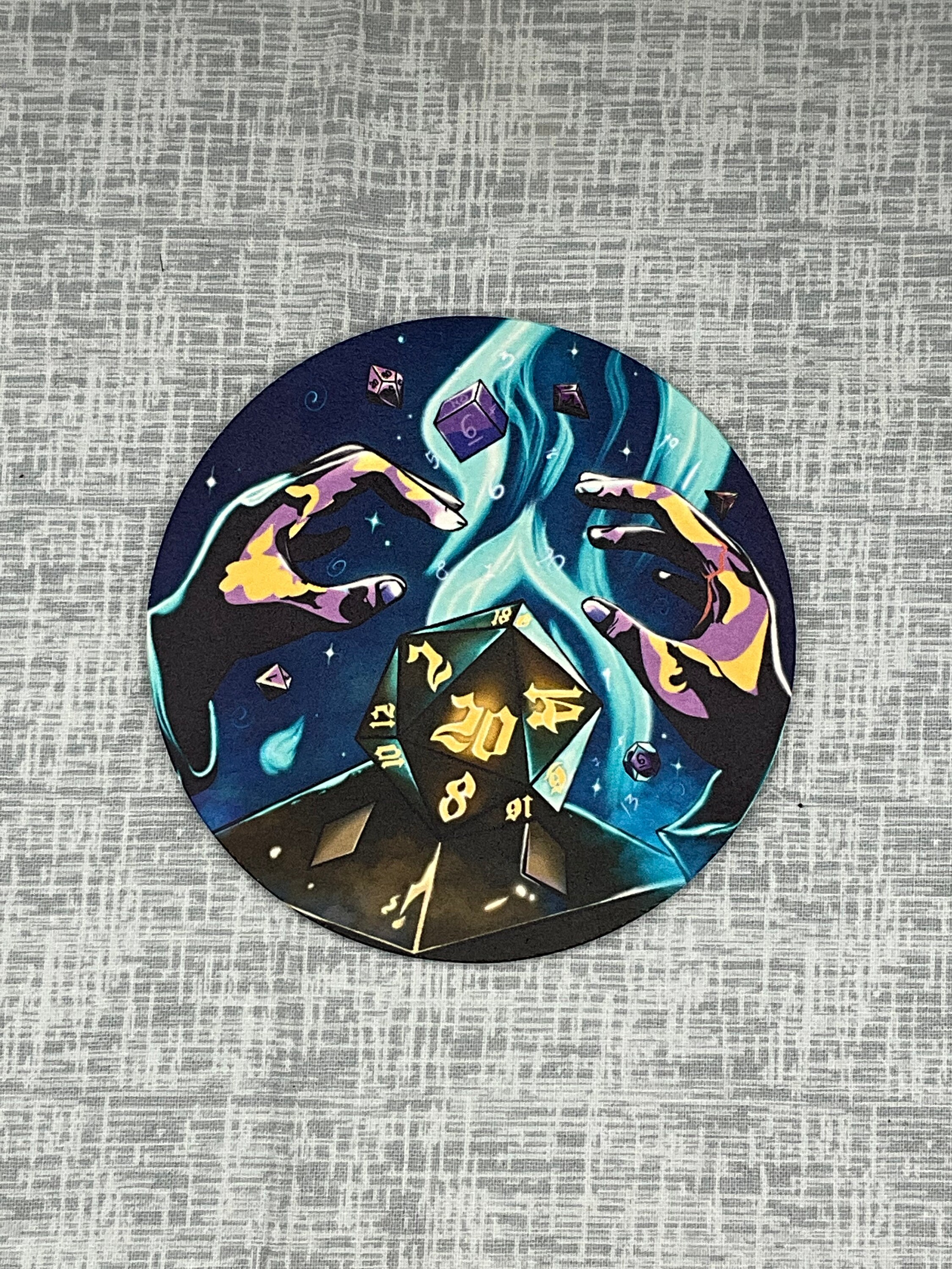 Dnd Coaster Unique Round Tabletop Accessory Perfect Gift - Etsy Ireland