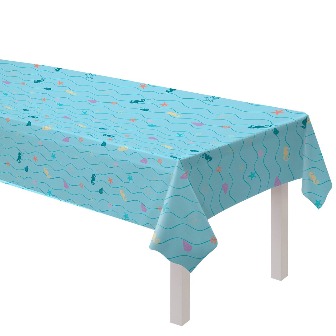 Under the Sea Table Cover, Under the Sea Party, Mermaid Party, Under ...
