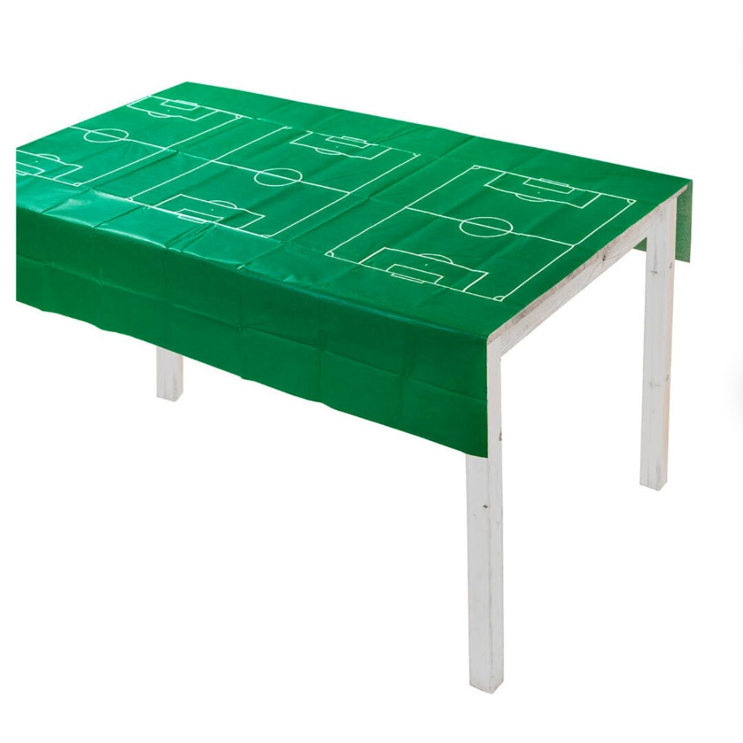 Football Party Table Cover, Football Party Theme, Football Tablecloth ...