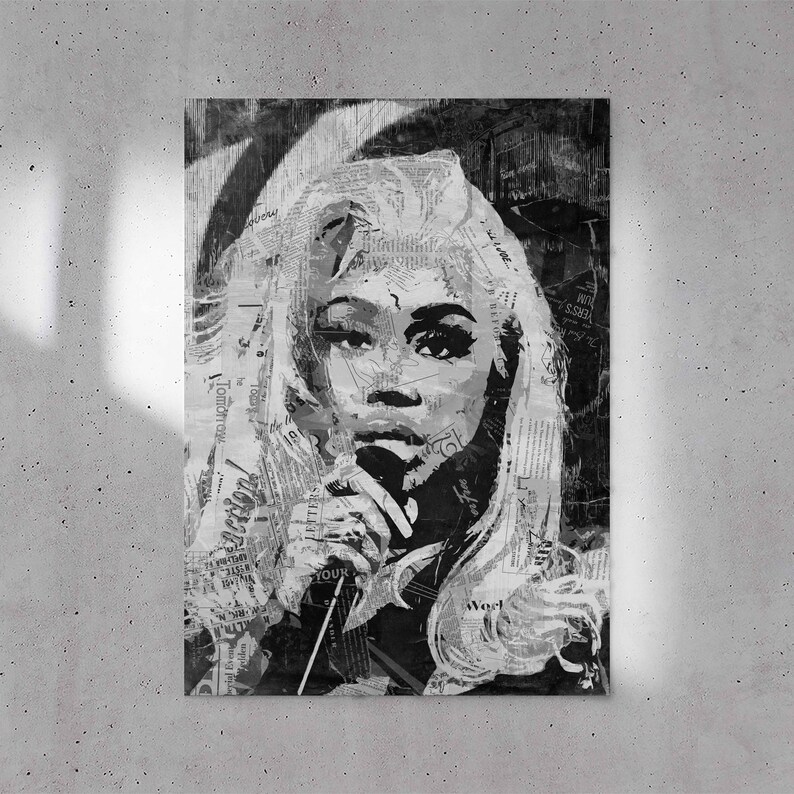 SZA Collage Poster - Home Decor|wall Art|hip Hop/rap/r&b/rnb Music ...