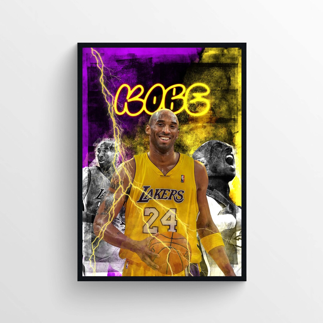 Kobe Bryant "kobe" Poster - [DIGITAL DOWNLOAD] Home Decor|wall Art ...