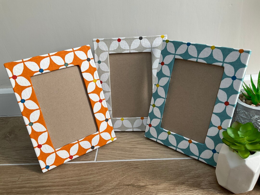 Fabric Covered Photo Frame, Scandinavian Style Fabric, Liberty Fabric ...