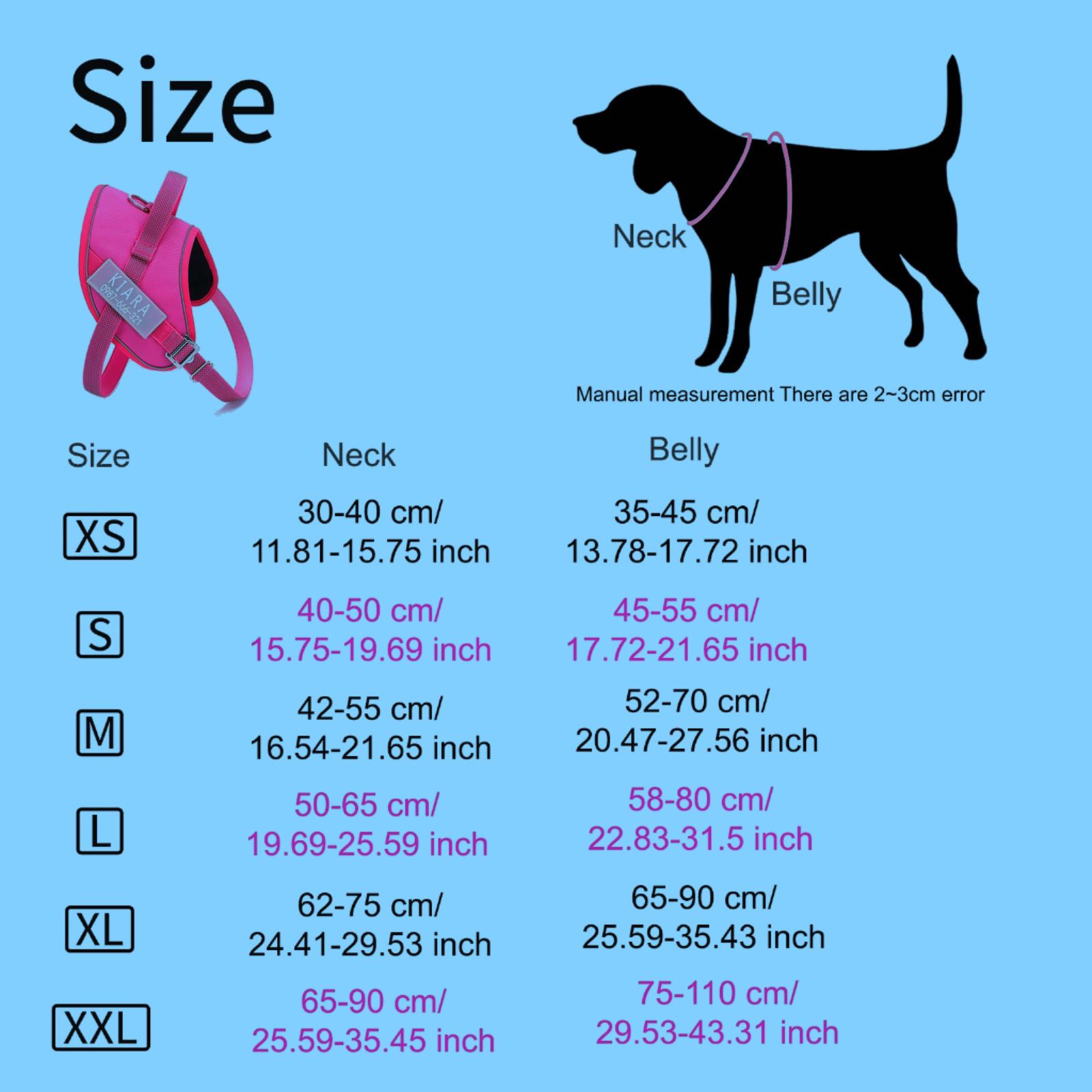 Personalized Dog Harness: Waterproof Reflective, Custom Pet Gift - Etsy
