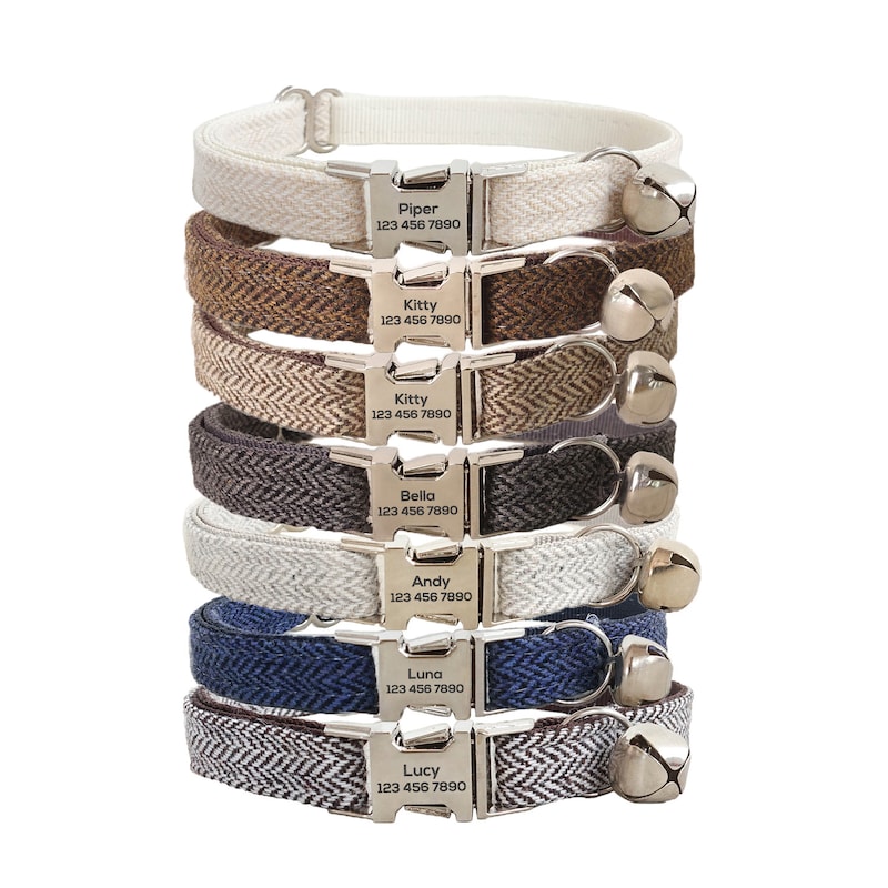 Custom Cat Collar - Etsy