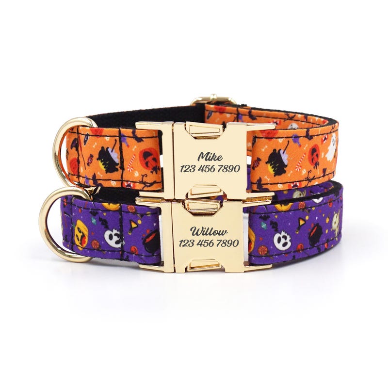 Halloween Dog Collar - Etsy
