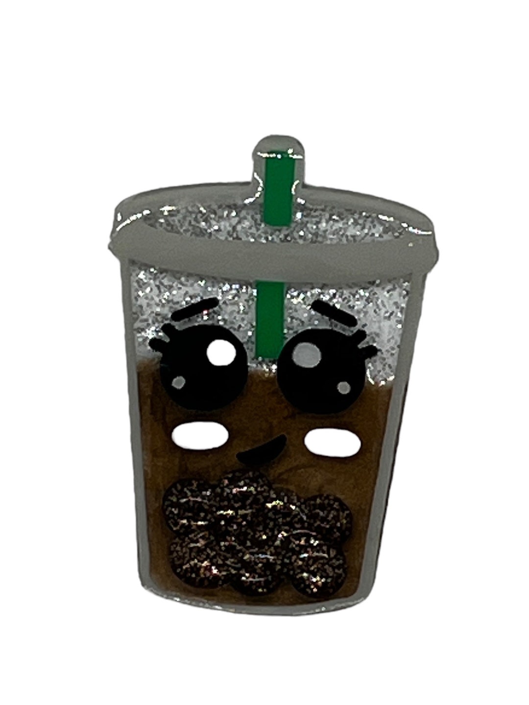 Boba Tea Boba Cup Bubble Tea Kawaii Boba Retractable Badge - Etsy